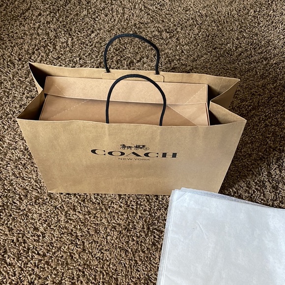 Coach | Accessories | Coach Gift Box 25 X15x45 Shopping Bag 16x12x6 ...